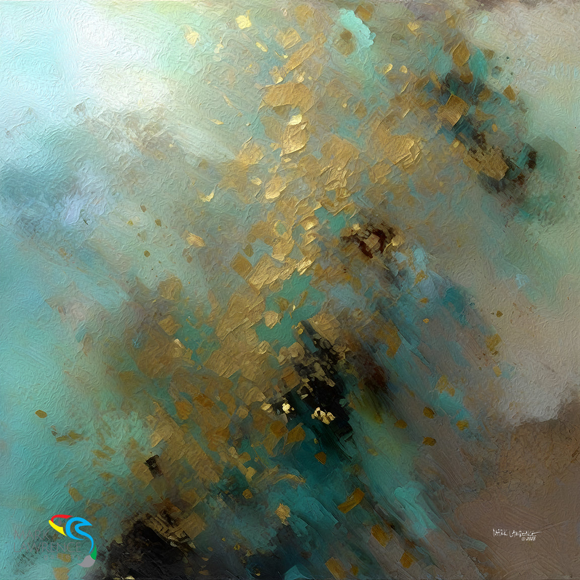 1 John 3:22. Pleasing Him. Mark Lawrence Christian Modern Art