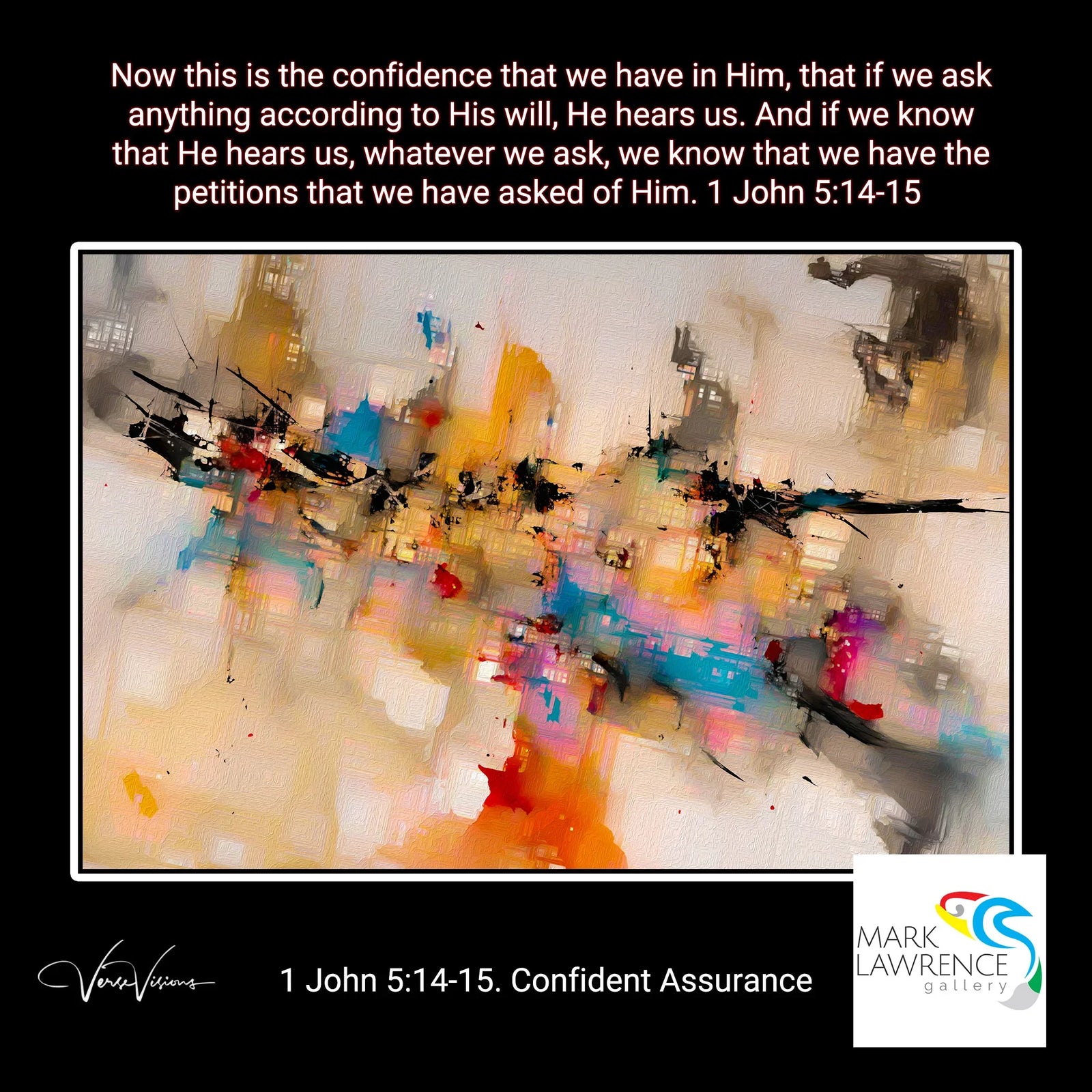 Christian Modern Prayer Art Inspired By Bible Verses