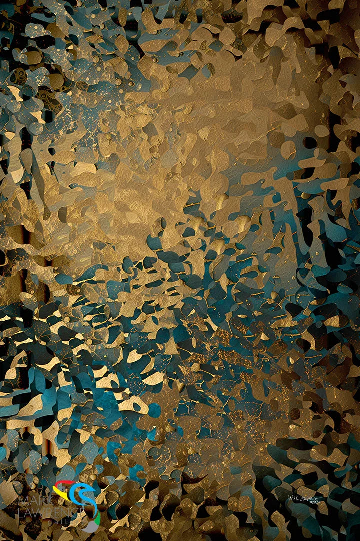 2 Corinthians 1: 3-4. Overflowing Grace. Mark Lawrence Christian Modern Art