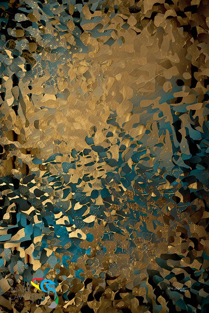 2 Corinthians 1: 3-4. Overflowing Grace. Mark Lawrence Christian Modern Art