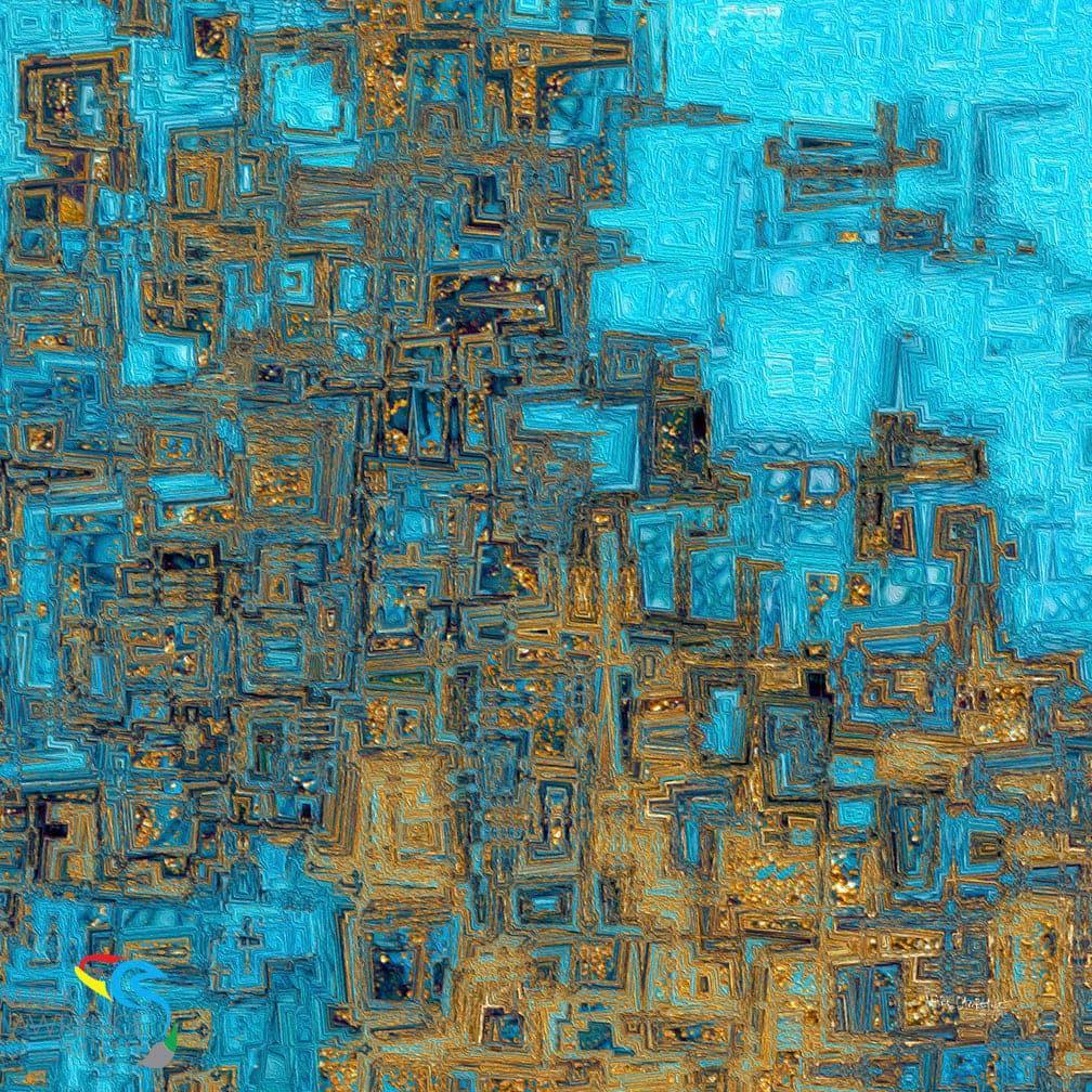 Isaiah 45:2. Break Through. Mark Lawrence Christian Modern Art