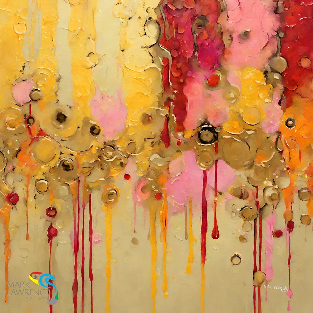 Isaiah 45:8. Divine Rainfall. Mark Lawrence Christian Modern Art
