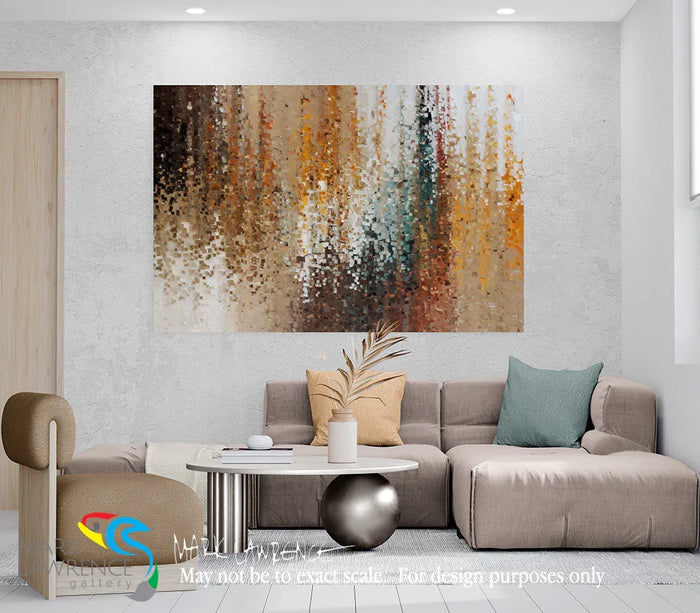 Job 23:10. Golden Pathways. Mark Lawrence Christian Modern Art