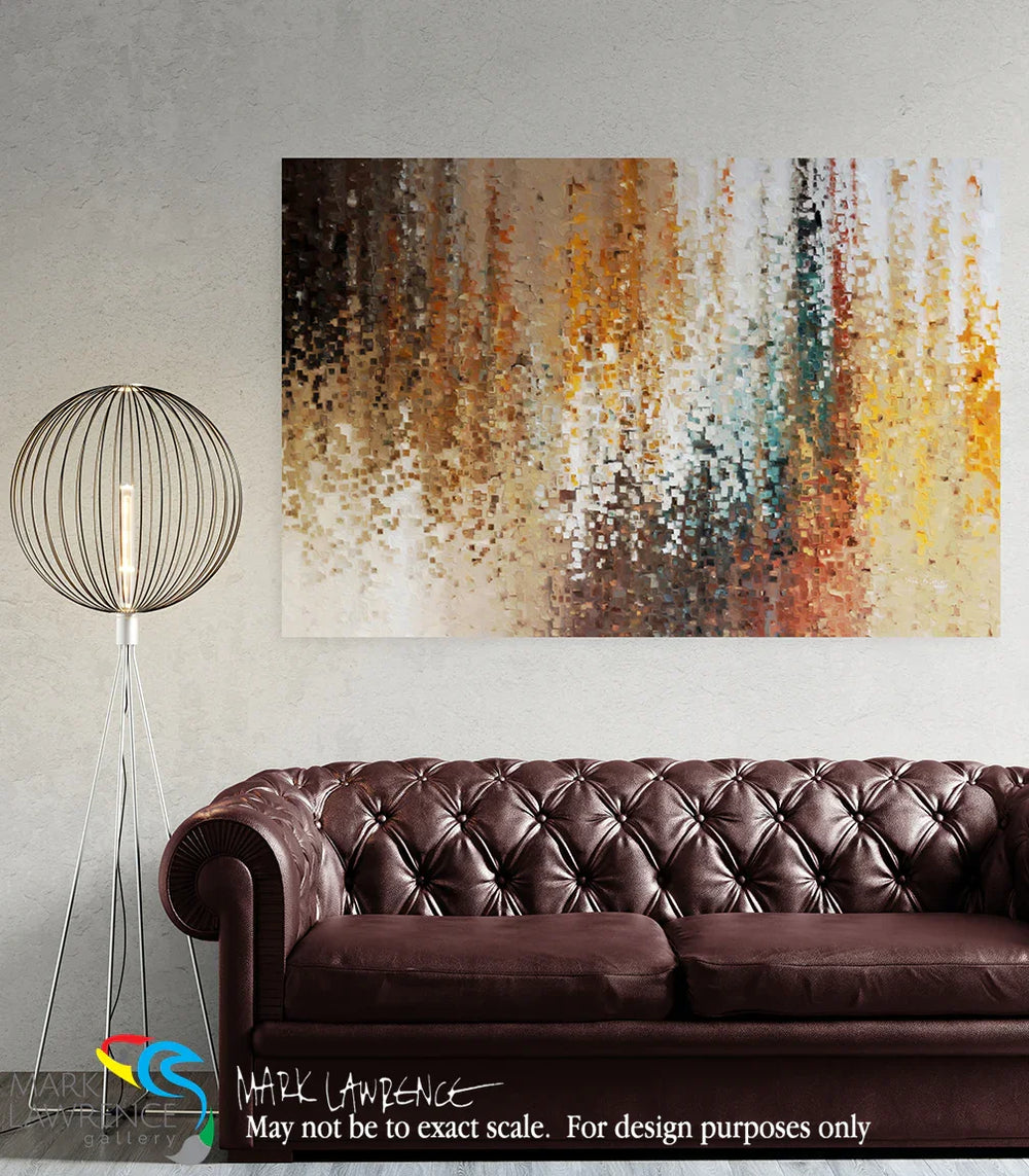 Job 23:10. Golden Pathways. Mark Lawrence Christian Modern Art