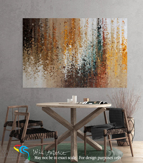 Job 23:10. Golden Pathways. Mark Lawrence Christian Modern Art