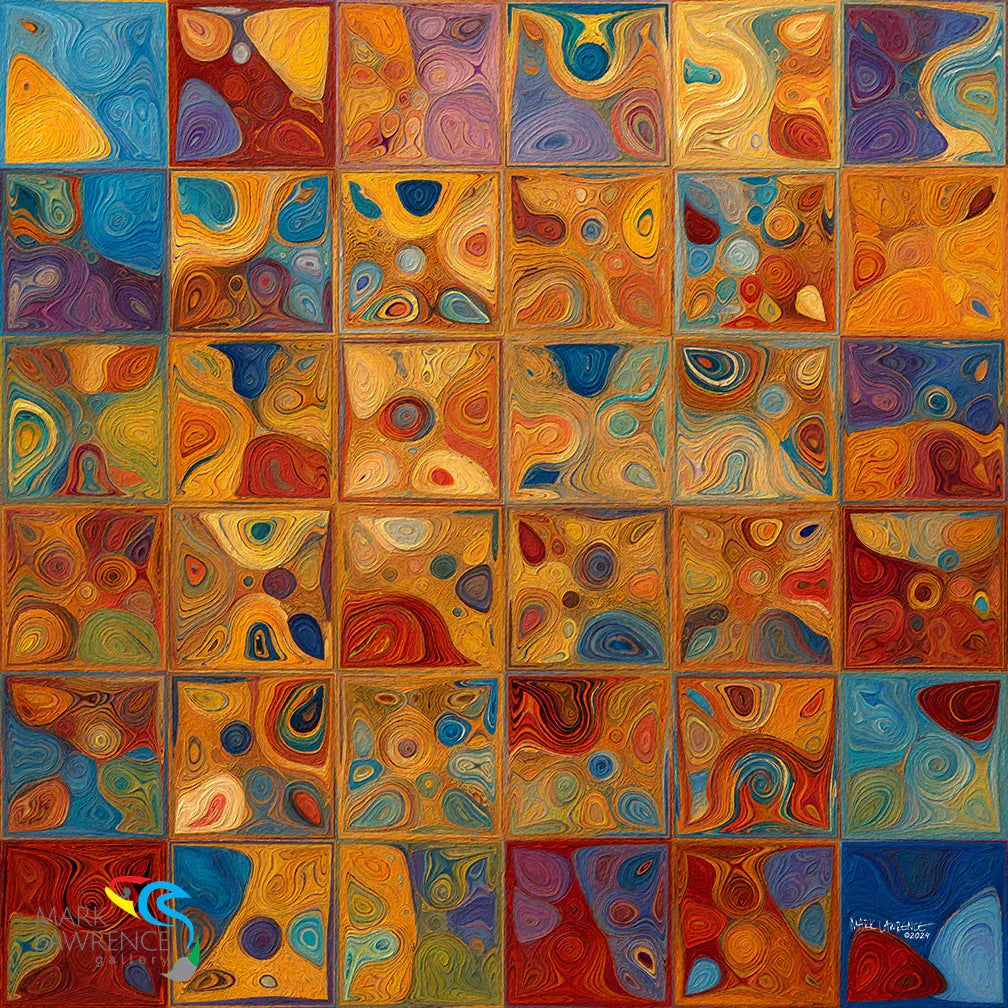 Job 38:7. The Dance of Creation. Mark Lawrence Christian Modern Art