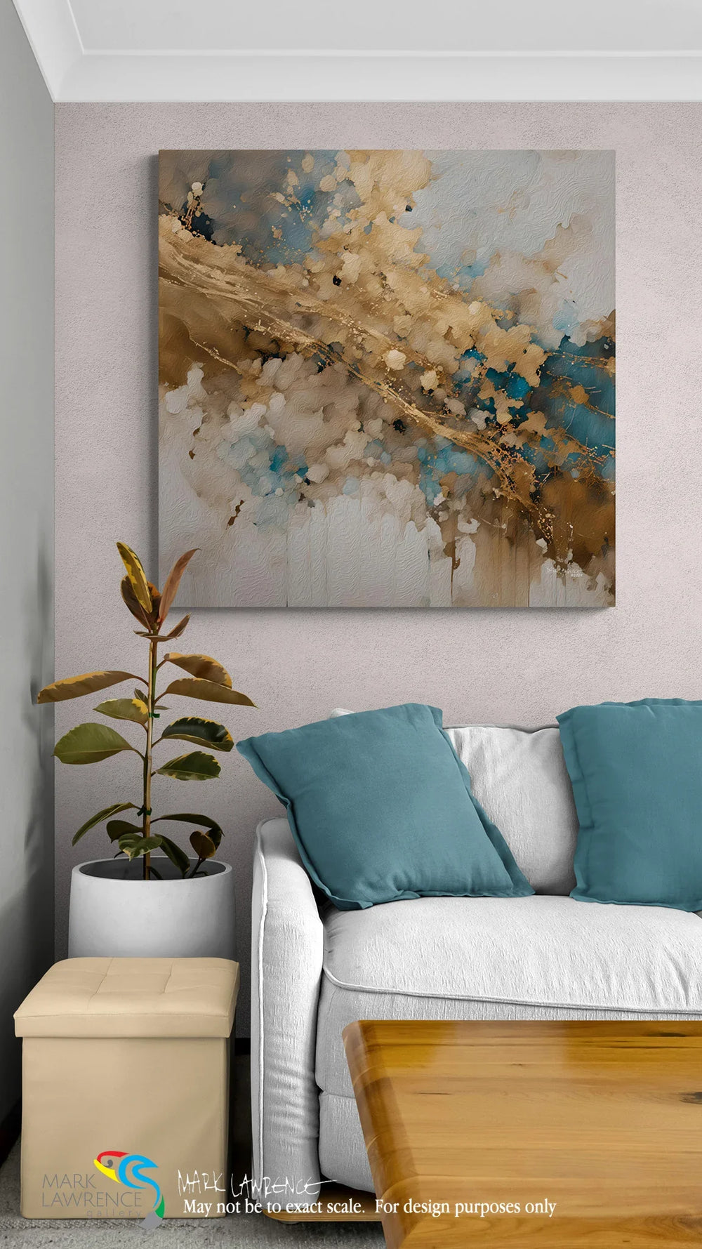 John 1:1. The Living Word. Mark Lawrence Christian Modern Art