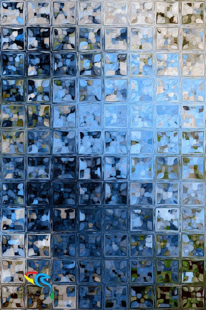 Matthew 6:22. Window of Light. Mark Lawrence Christian Modern Art