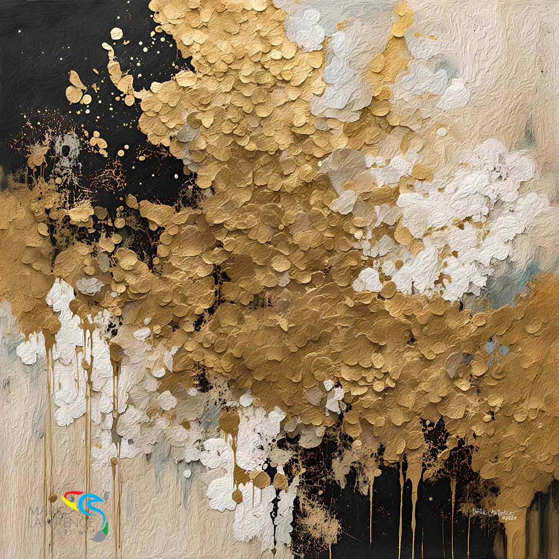 Psalm 139:7-10. Always With Me. Mark Lawrence Christian Modern Art