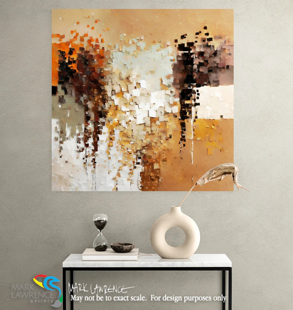 Christian Art Romans 5:1. Faith Triumphs in Trouble | Abstract Canvas ...