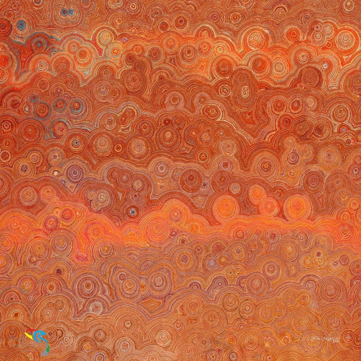 Psalm 42:5. Hope In God As We Praise Him. Christian Modern Art